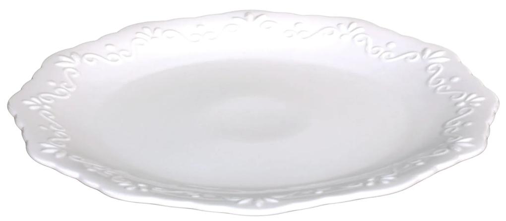 Chic Antique Porcelánový talíř Provence, krémová barva, porcelán