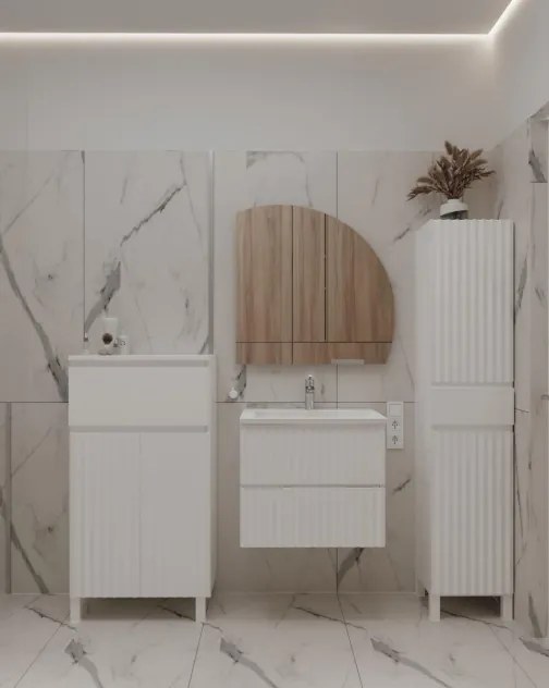 Lavedo Marble 100 nízká koupelnová skříňka