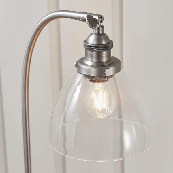 Endon 91740 - Stolní lampa HANSEN 1xE14/40W/230V matný chrom