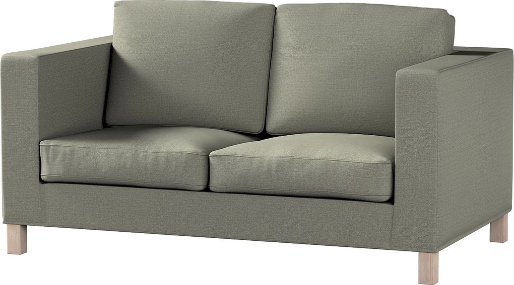 Potah na pohovku IKEA Karlanda 2-místná, krátký barva šedá látka pletený vzor