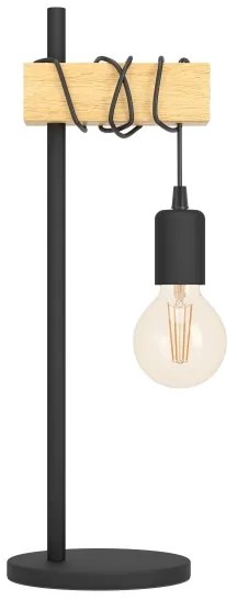 Eglo 55249 - Stolní lampa TOWNSHEND 1xE27/10W/230V