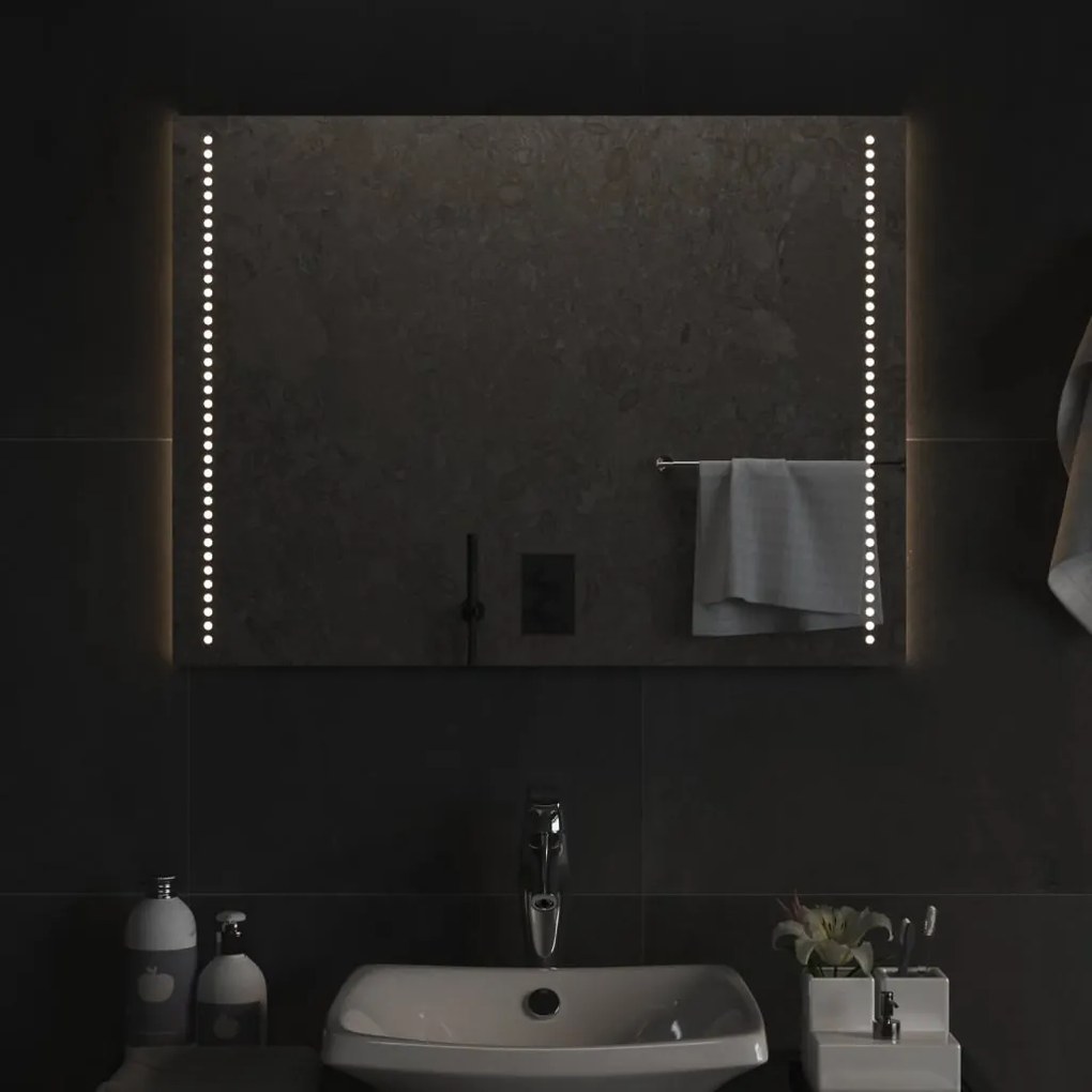 Koupelnové zrcadlo s LED osvětlením 60 x 80 cm 3154051