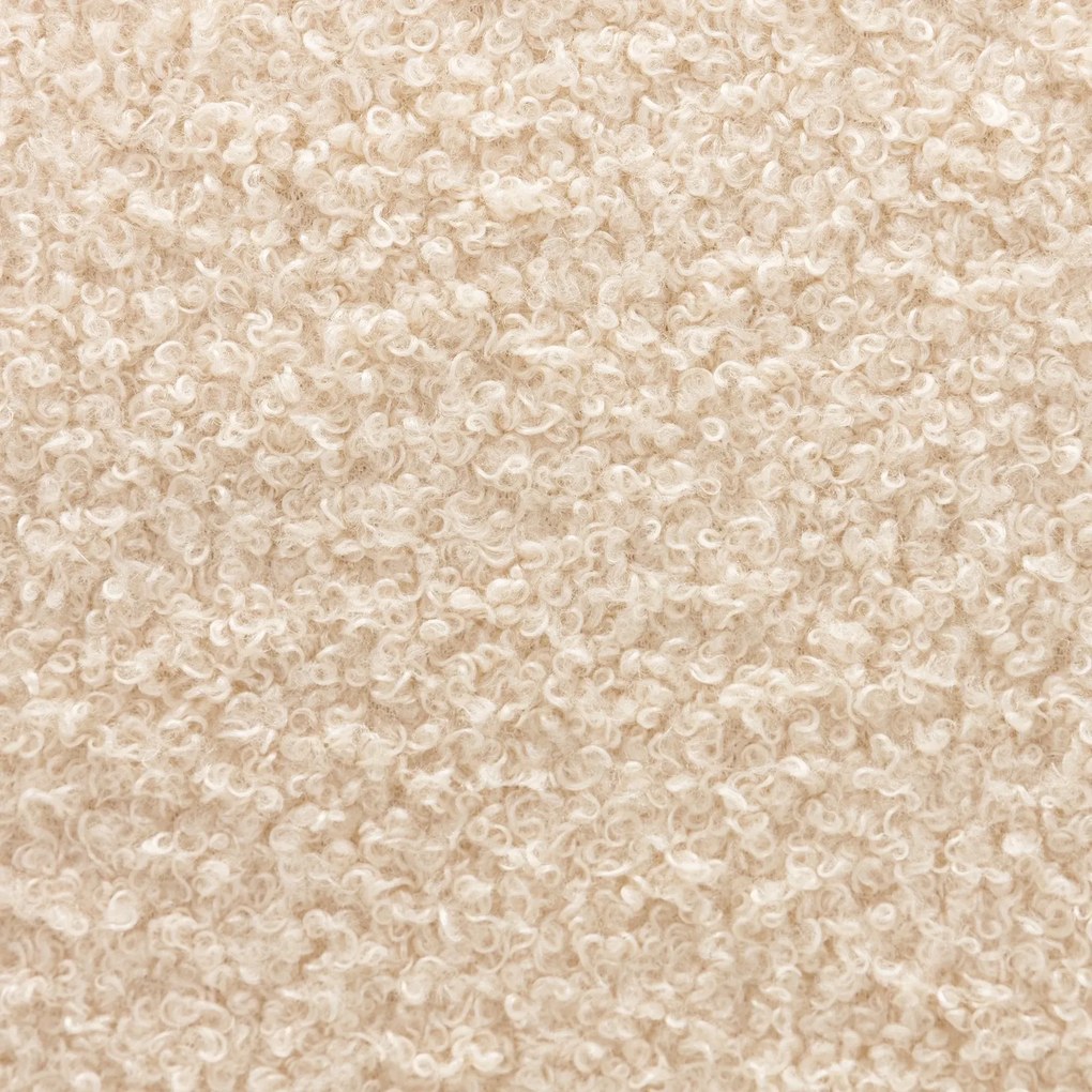Designové křeslo Lorraine bouclé béžové