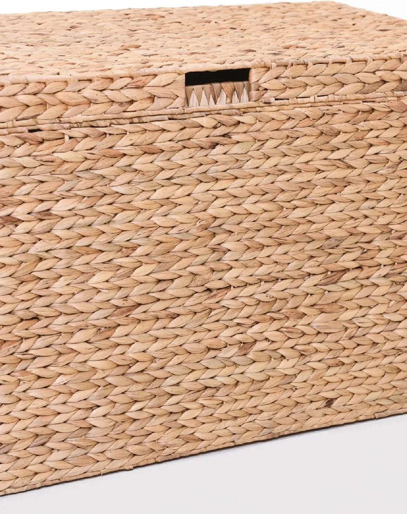 Truhla na prádlo BIG, vodní hyacint, šířka 90 cm natur