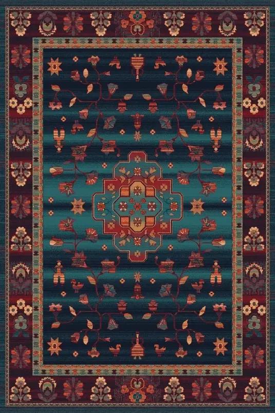 Kusový koberec Tacuba granat 133 x 190 cm
