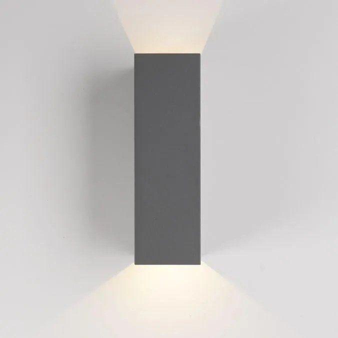 PN 9467-15 BLOCK LED venkovní nástěnné svítidlo šedá IP54 3000K - PAUL NEUHAUS