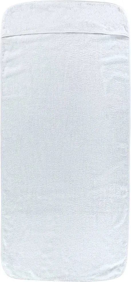 Plážové osušky 4 ks bílé 60 x 135 cm textil 400 GSM 3157050