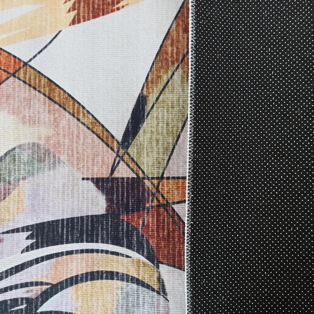 DY Moderní koberec s motivem listů Horeca-New 124 Rozměr: 60x100 cm