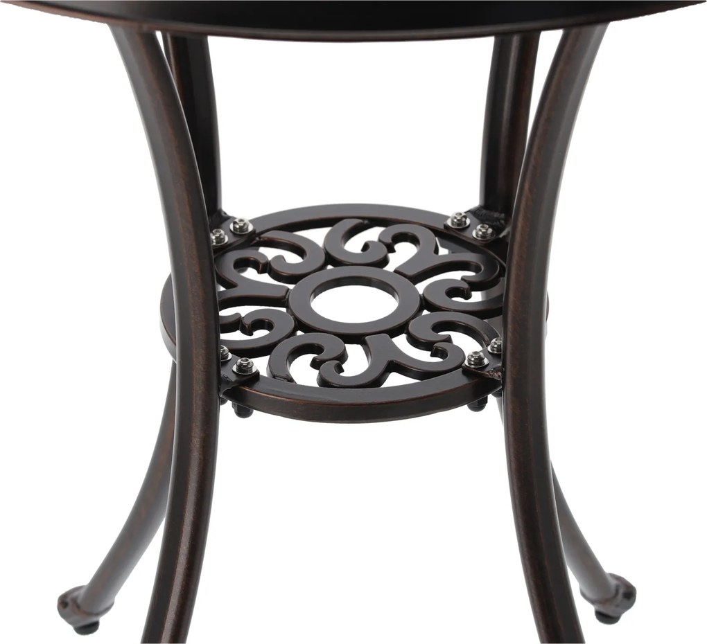 Zahradní stůl Danbury 68 cm antický bronz