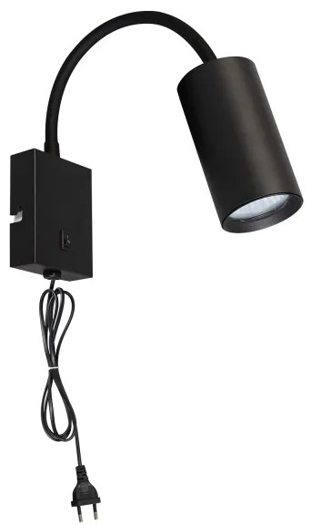 Brilagi - Flexibilní nástěnná lampa SELE 1xGU10/30W/230V černá