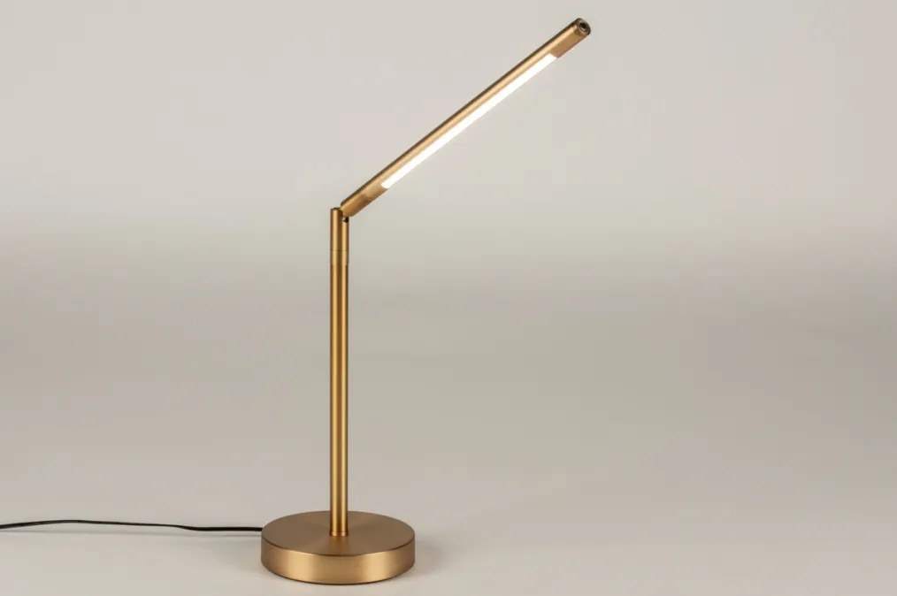 Stolní minimalistická LED lampa Cascade Gold