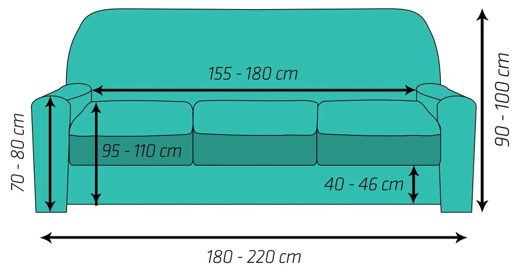 4Home Multielastický potah na křeslo Comfort šedá, 180 - 220 cm