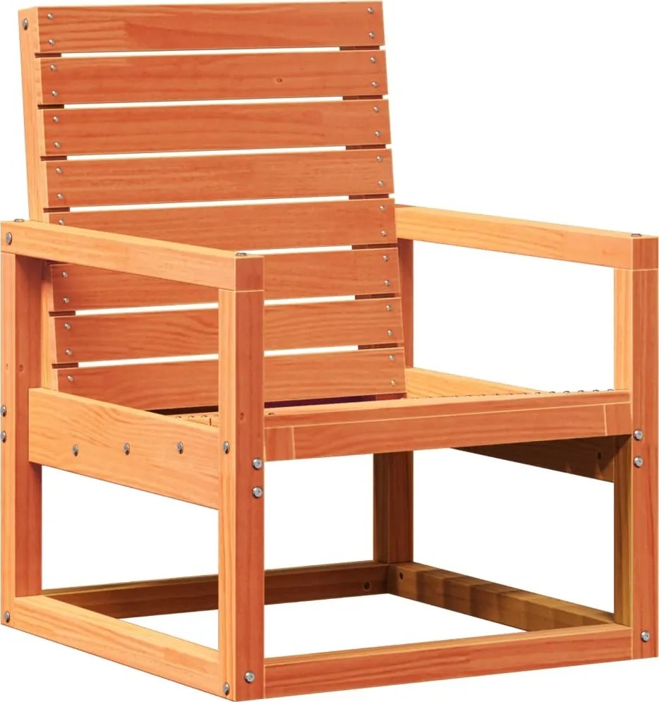 vidaXL Zahradní židle 57,5 x 63 x 76 cm masivní borové dřevo [844645] Barva: Přírodní borovice