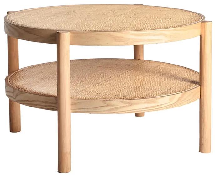 Odkládací stolek ikka 77 x 45 cm přírodní MUZZA