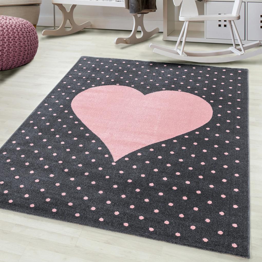 Ayyildiz koberce Dětský kusový koberec Bambi 830 pink Rozměry koberců: 160x230