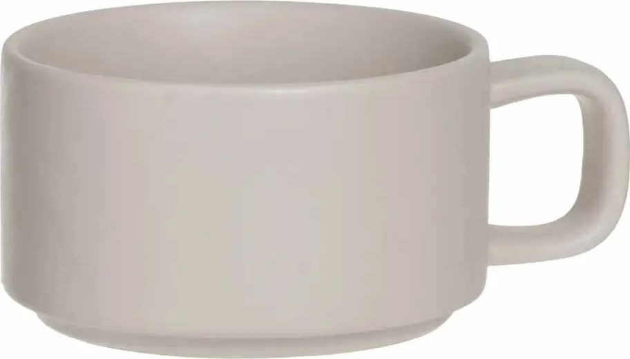 Konvice čajová s šálkem NATURAL, 800 ml, světle růžová