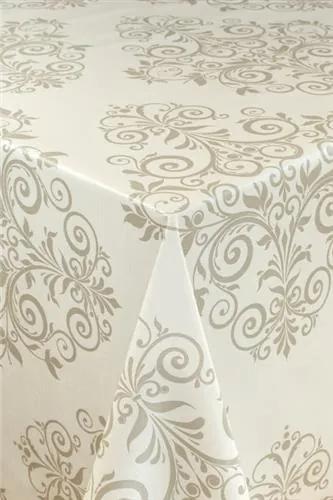 Ubrus PVC zámecký vzor hnědý, návin 20 m x 140 cm, IMPOL TRADE | BIANO