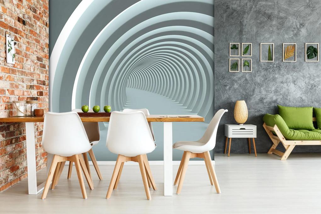 Malvis ® Tapeta Abstrakt tunel white Vel. (šířka x výška): 360 x 260 cm