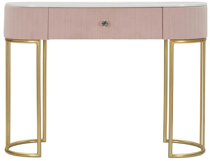 Designová konzole Hadassah 100 cm růžová