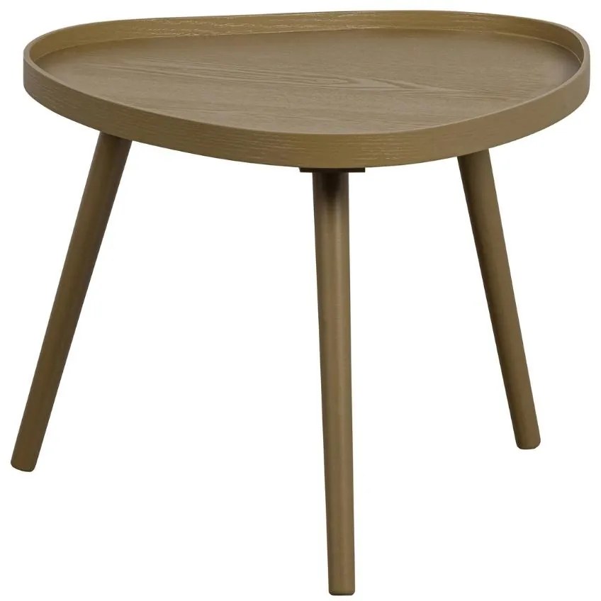 DNYMARIANNE -25% Hoorns Hnědý lakovaný konferenční stolek Pio 61 x 50 cm