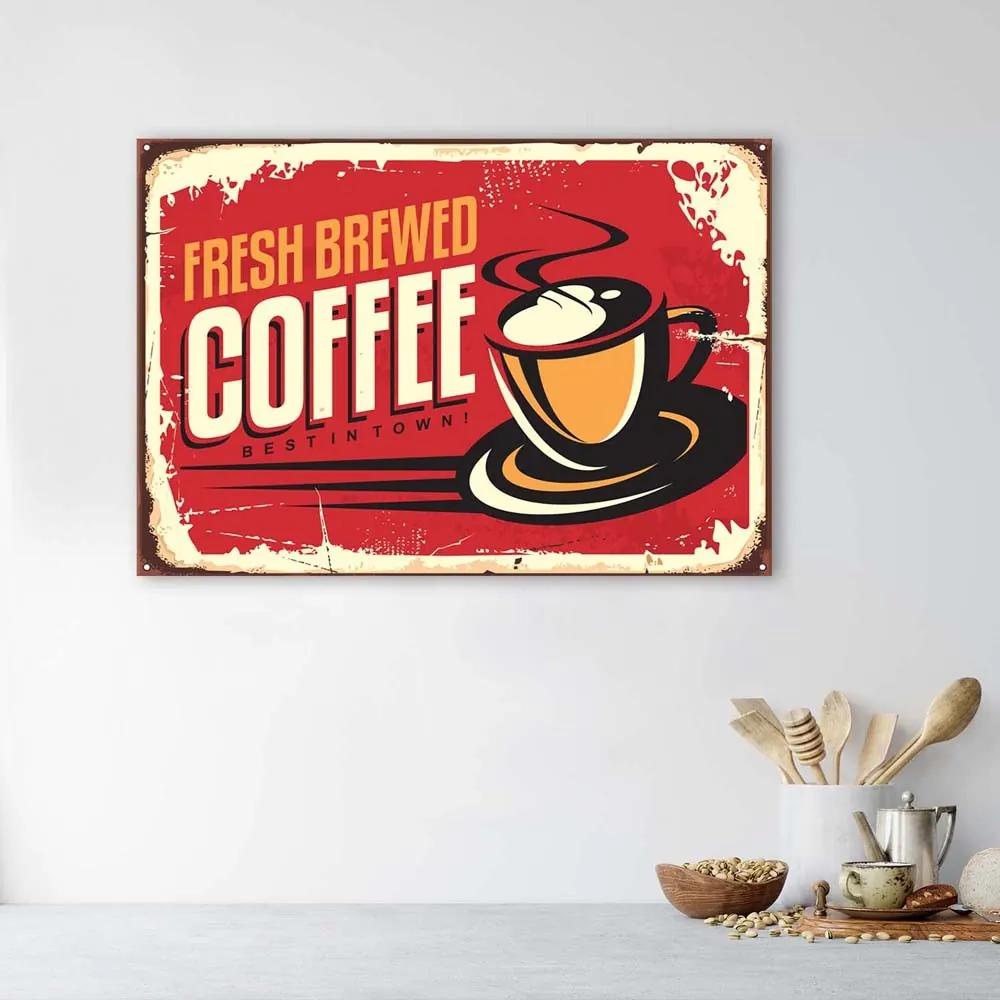 Gario Obraz na plátně Retro čerstvě pražená káva Rozměry: 60 x 40 cm