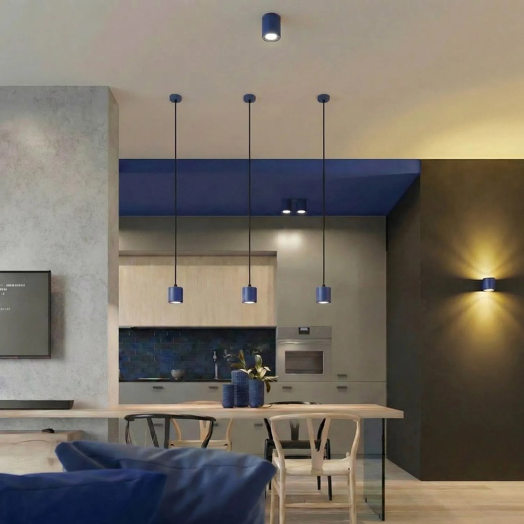 Sollux Lighting Stropní svítidlo ORBIS 2 ultramarín