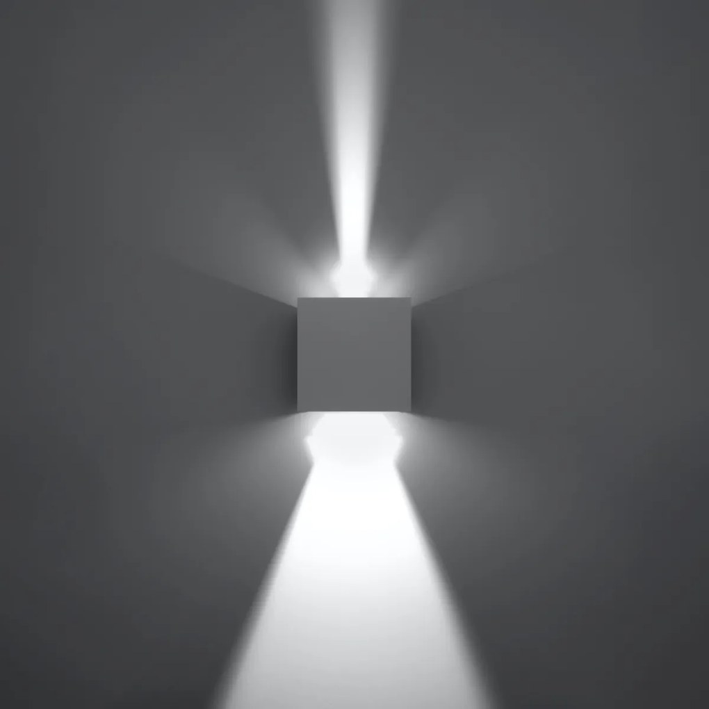 Sollux Lighting Nástěnné svítidlo LUCA bílá LED IP54