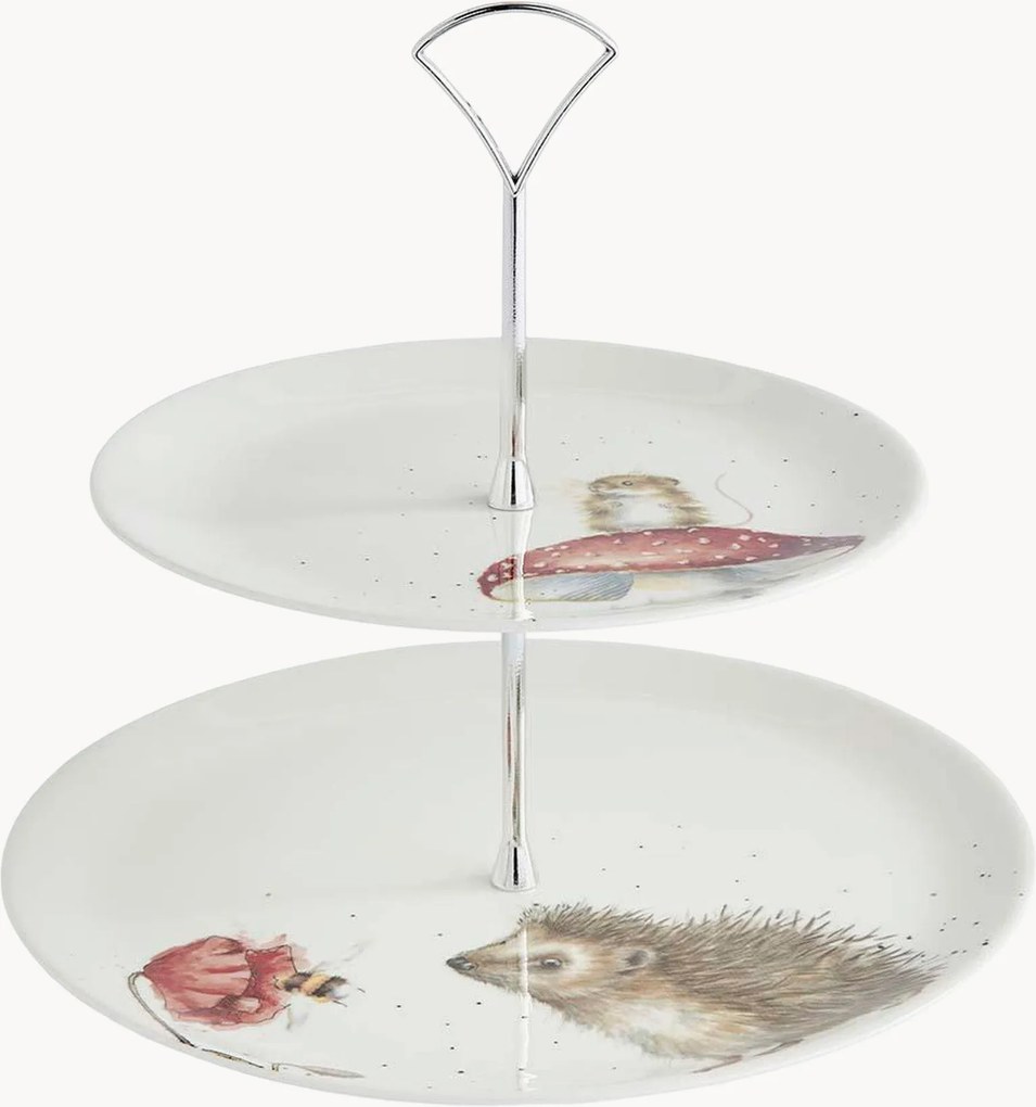Stojan na dort z kostního porcelánu Tier