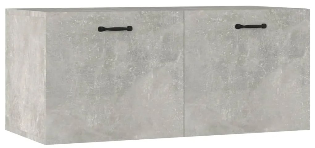 812937 vidaXL Nástěnná skříňka betonově šedá 80x36,5x35 cm kompozitní dřevo