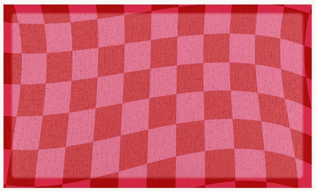 Omyvatelná rohožka Fuchsia Wavy
