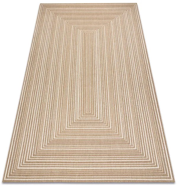 Koberec SIZAL FLAT 48962265 geometrický, béžový / naturální