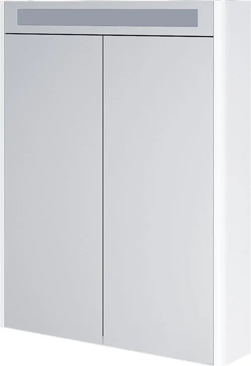 Mereo Mereo, Siena, galerka 64 cm, zrcadlová skříňka, bílá, antracit, černá , multicolor - RAL lesk/mat, CN416GB