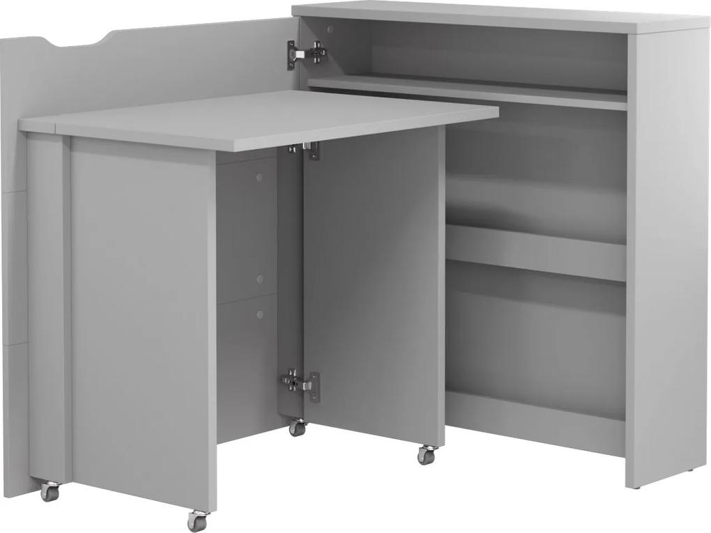Casarredo - Komfort nábytek Rozkládací psací stůl REBECCA levý, šedá