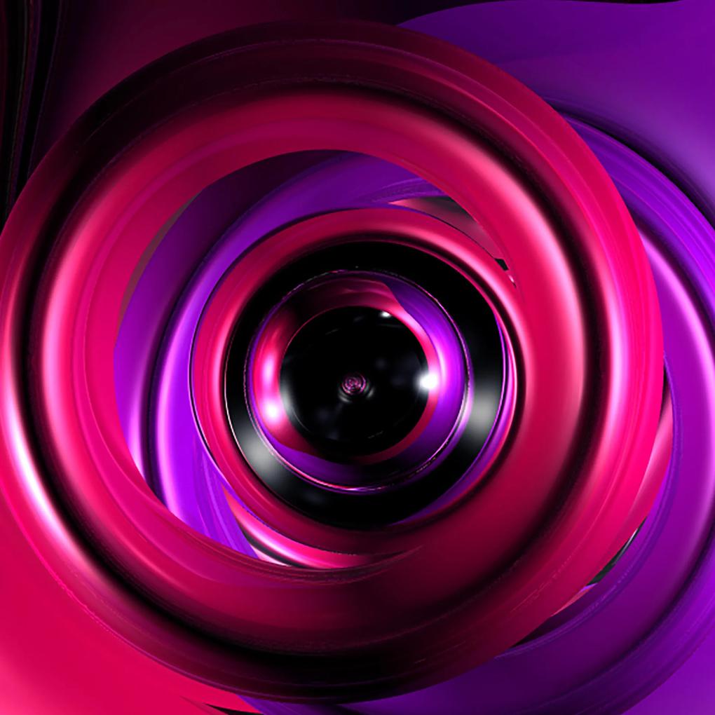 Malvis Tapeta fialová 3D Vel. (šířka x výška): 288 x 200 cm