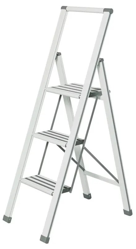 Bílé kovové schůdky 127 cm – Wenko