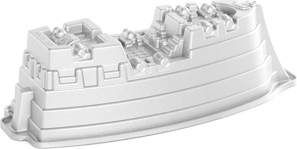 Nordic Ware Forma na pirátskou loď Pirate Ship Bundt® stříbrná