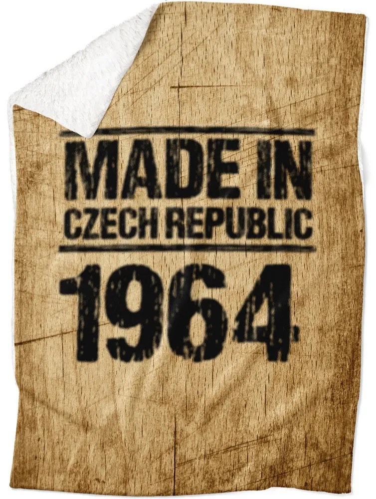 Deka Made In (rok: 1964, Podšití beránkem: ANO)