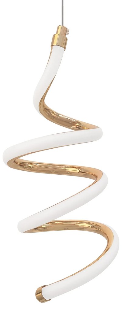 Toolight Toolight, LED závěsné stropní svítidlo, 12W, 3000K, LHJ096-1CP, růžové zlato, OSW-50041