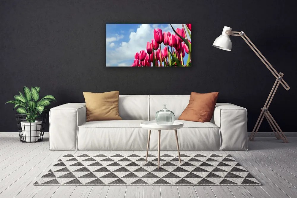 Obraz na plátně Tulipán 100x50 cm