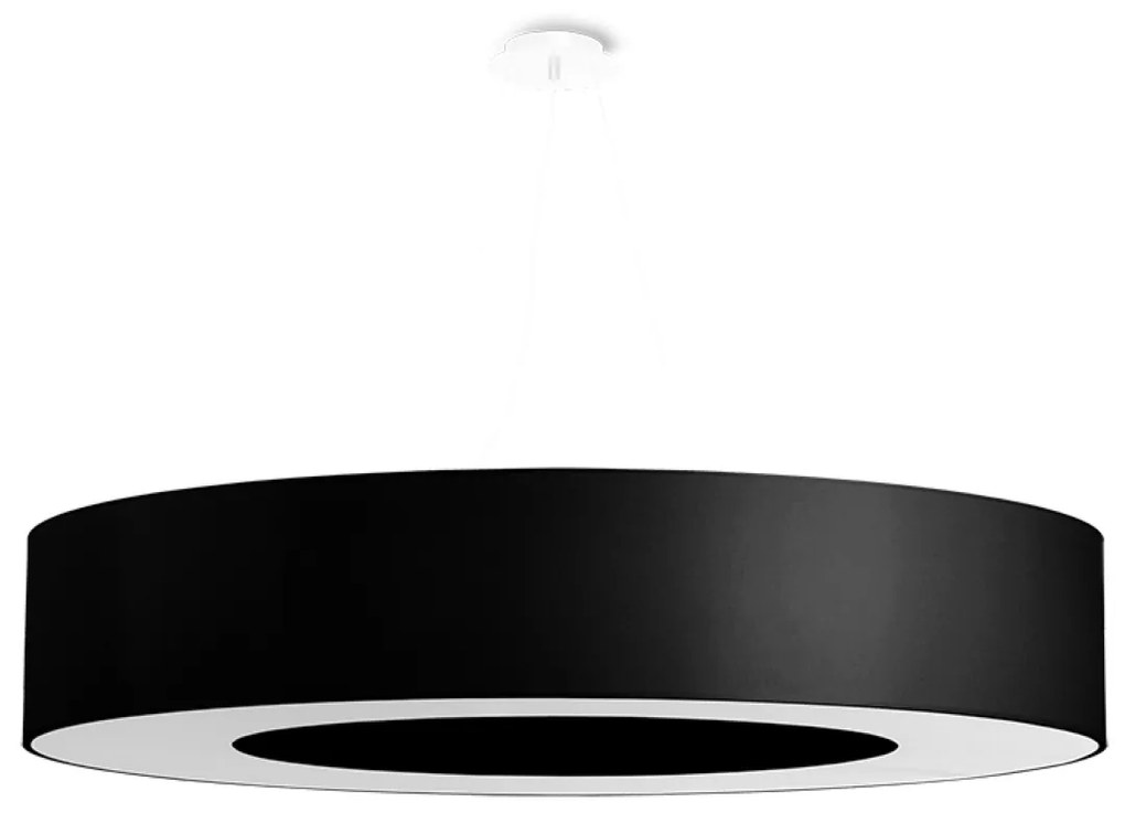 Sollux Lighting Lustr SATURNO 90 černý