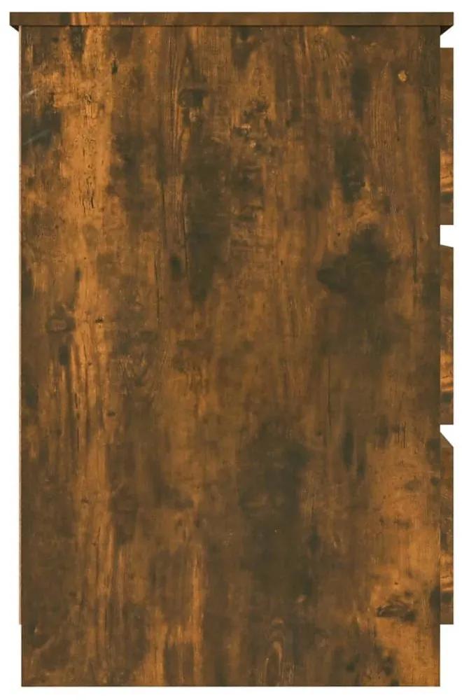 Petromila Psací stůl kouřový dub 140 x 50 x 77 cm kompozitní dřevo