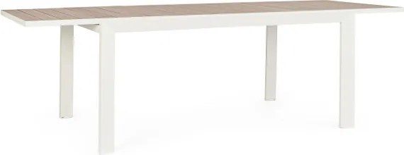 BIZZOTTO Rozkládací jídelní stůl BELMAR světlý 160-240x100 cm 0664103