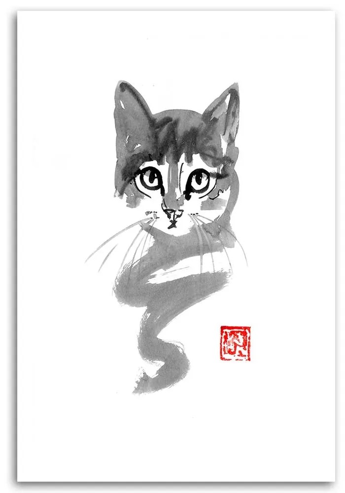 Gario Obraz na plátně Mladé kotě - Péchane Rozměry: 40 x 60 cm
