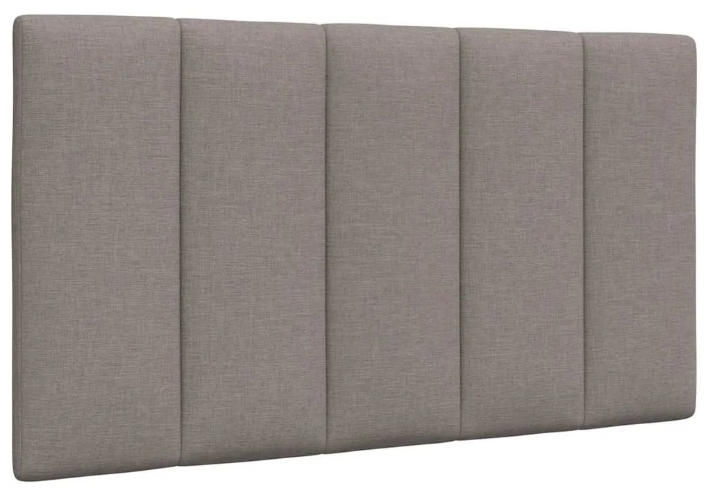 Polštář na čelo postele Hanko taupe 80 cm textil