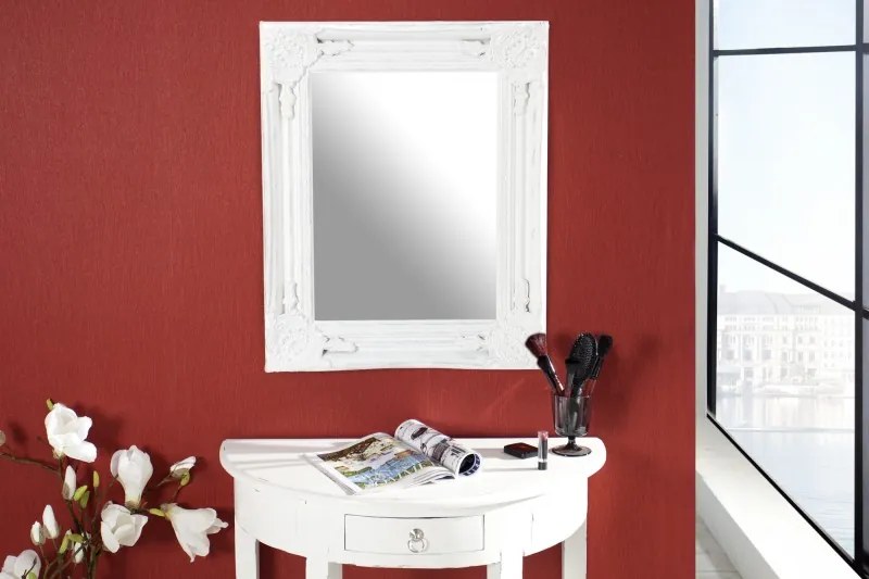 Bighome - Zrcadlo SPECULUM 55x45 cm – bílá