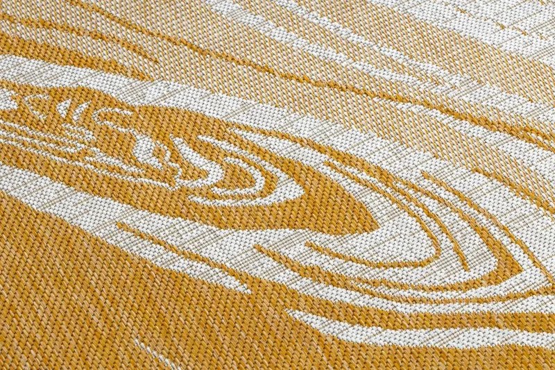 Dywany Łuszczów, Kusový koberec Sion Sisal Marble 22169 ecru/yellow – na ven i na doma, 120x170, žlutá, chodba / předsíň