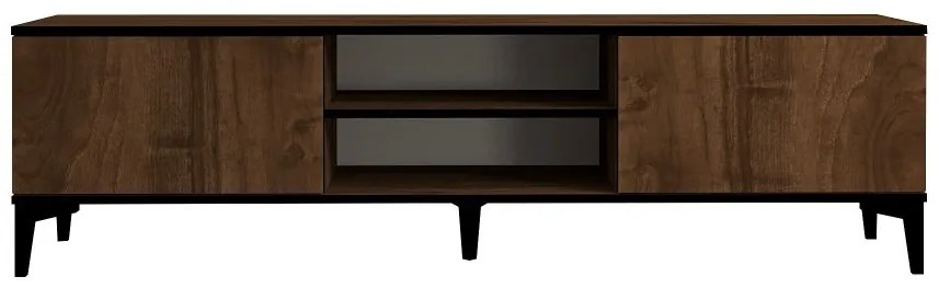 TV stolek Erem - Walnut, Black