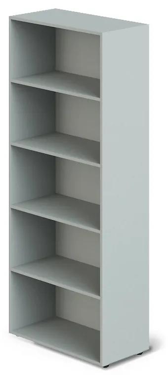 Vysoká skříň Manager 79,8 x 40,4 x 196,5 cm, šedá