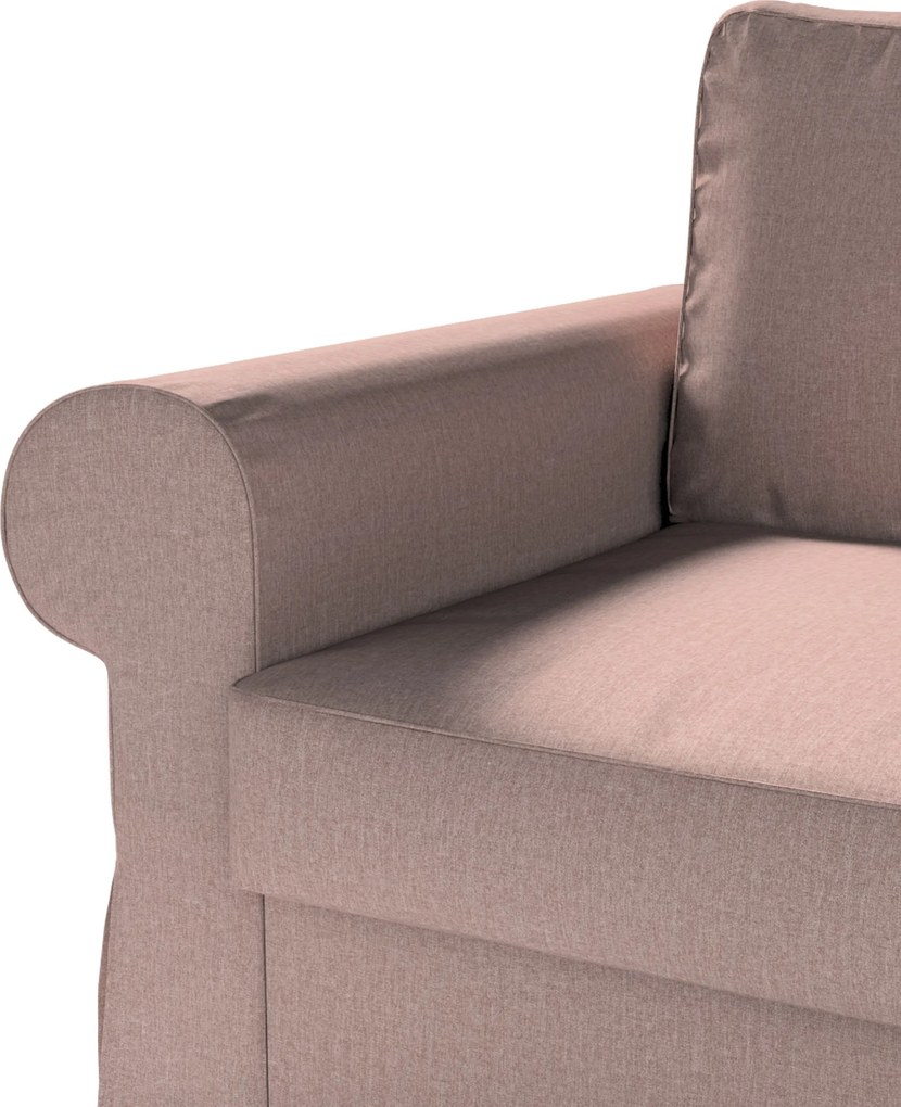 Potah na pohovku IKEA Backabro 2-místná, rozkládací barva růžová látka pletený vzor