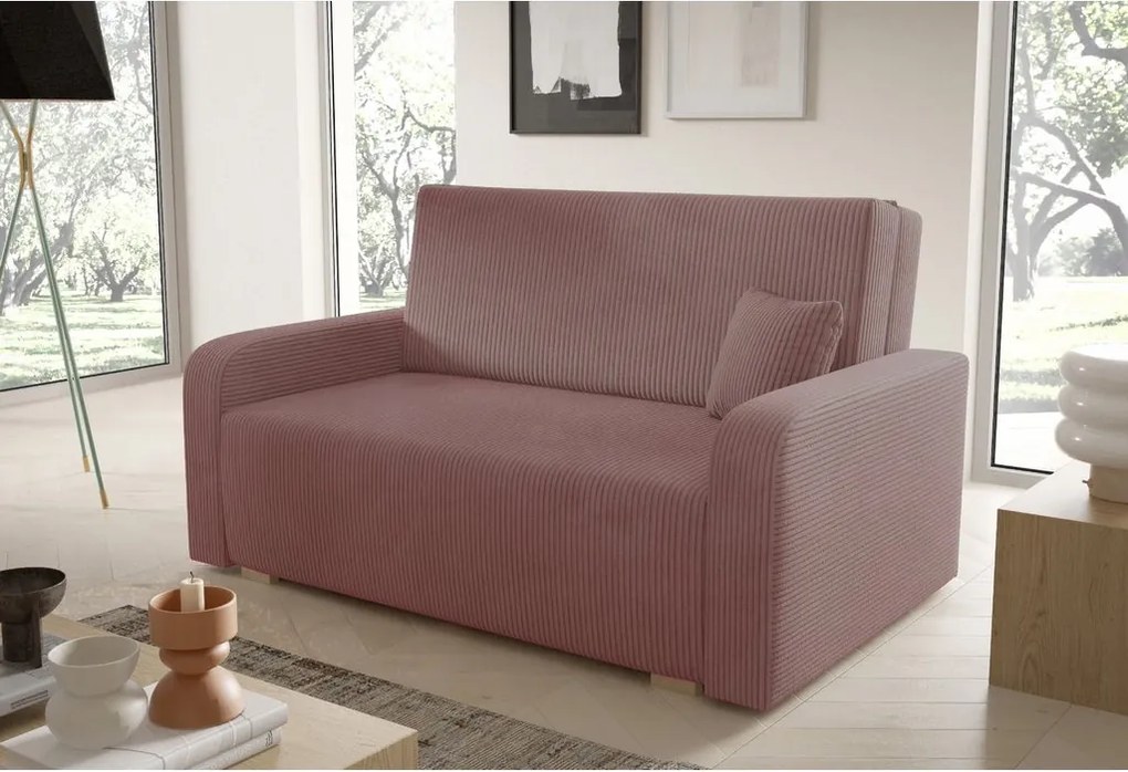 Eka Pohovka NESSIE III, 155 cm Barva látky: Tmavě olivová (Poso 46)